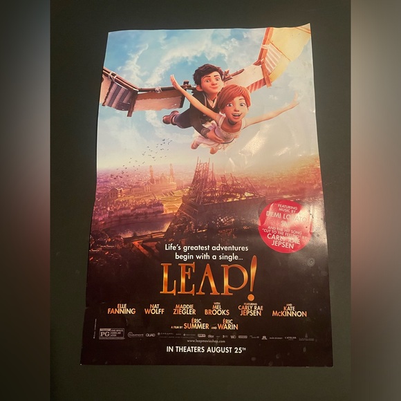 Wall Decor | Leap 216 Animated Film Promo Poster See Description | Poshmark